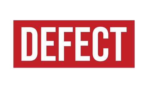 Defect Rubber Stamp Defect Grunge Stamp Seal Vector Illustration