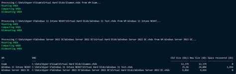 Powershell Is Fun Compact Hyper V Vhdx Files Using Powershell