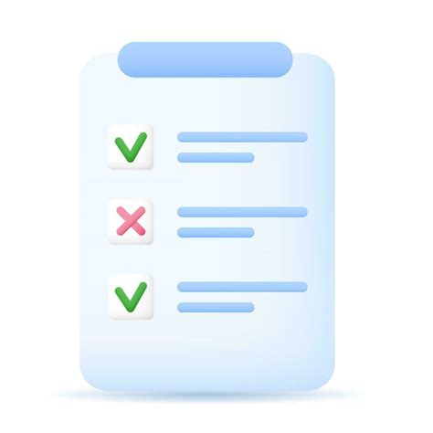 Check List Document With Check Mark Assignment Icon 34915891 Vector