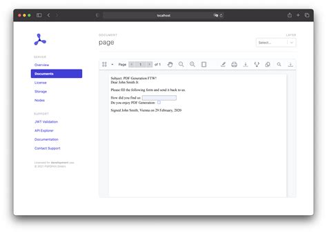 pspdfkit server generate fillable pdf forms nutrient