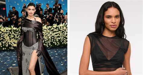 Kylie Jenner And Halle Berry Hit The Met Gala In Naked Dresses Shop The Trend Here Middle East