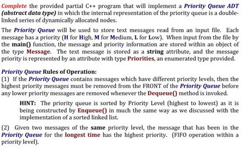 Solved Complete The Provided Partial C Program That Will