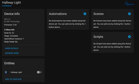 No Scene Entities For Dimmer Z Wave Home Assistant Community