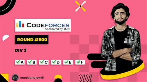 codeforces round 900 div 3 editorial for problem a b c d e f