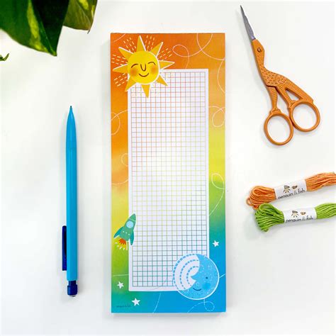 Outer Space Notepad Quilting