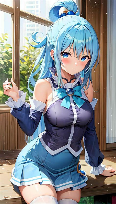 Aqua Konosuba Gambar Manga Gambar Anime Animasi