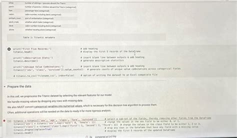 Solved Python In Google Colab Part Answer Workbook Do Chegg