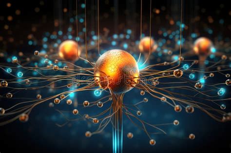 Neural Network Complexity Visualization Ai Generated Stock Illustration