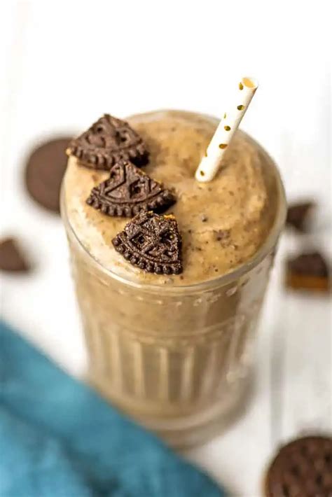 Easy Oreo Protein Milkshake Cookies And Cream Bites Of Wellness