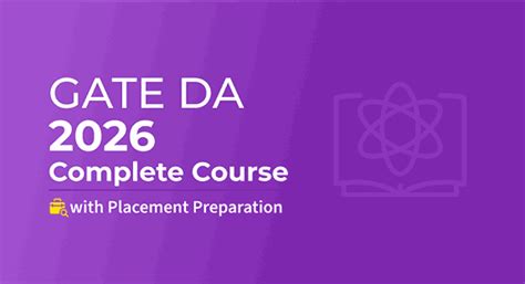 Gate Da 2026 Complete Course [with Placement Preparation]