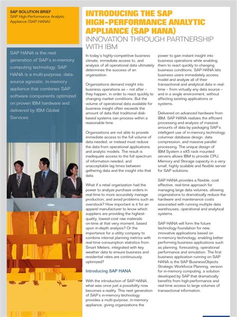 (PDF) SAP HANA Joint Solution Brief - DOKUMEN.TIPS