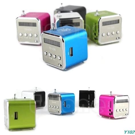 Mini Portable Multi Functional Usb Speaker Mp Player With Card Reader And Radio Funcitons In
