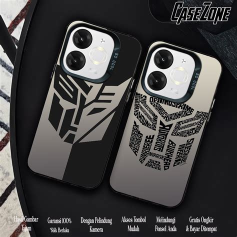 Case Itel A80 Softcase Hybrid Imd Plate Polycarbonate Hologram Premium So Cool Transformer Motif