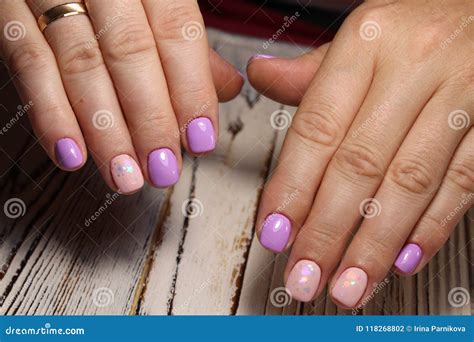 Manicure Of Nails Stock Photo Image Of Skin Background 118268802