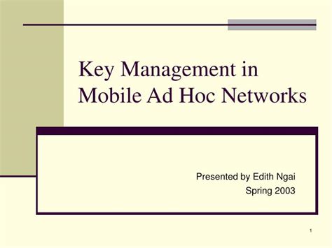 Ppt Key Management In Mobile Ad Hoc Networks Powerpoint Presentation Id1059593