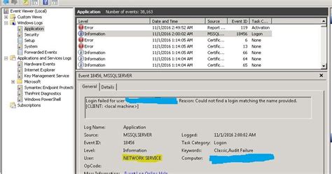 sql error 18456 severity 14 state 5 lostcaqwe