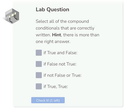 Solved Select All Of The Compound Conditionals That Are