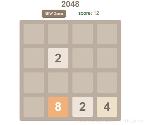 Jquery制作《2048》 Csdn博客
