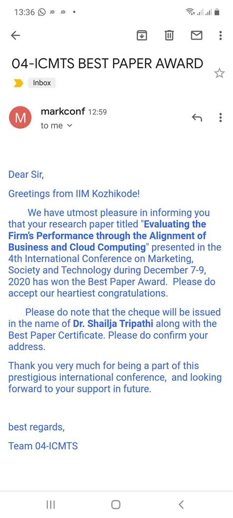 Dr Shailja Tripathi Posted On Linkedin