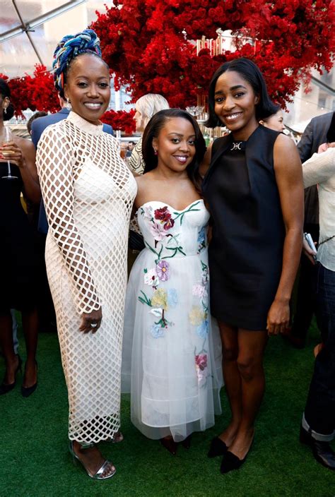 Erika Alexander Quinta Brunson And Ayo Edebiri Attend The Bafta Tea