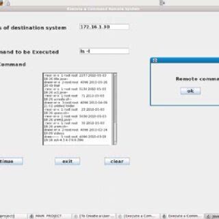 SSH Remote Command Execution Download Scientific Diagram