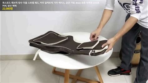 옥스포드 패브릭 방수 더블 스트랩 패드 커피 일렉트릭 기타 케이스 공연 가방 8mm 코튼 두꺼운 소프트 커버 방수 백팩