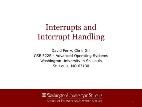 Ppt Interrupts And Interrupt Handling Powerpoint Presentation Free Download Id563239
