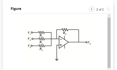 Solved Part A Calculating The Output Voltage Of A Summing