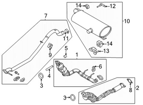 Exhaust Components 2022 Ford Bronco