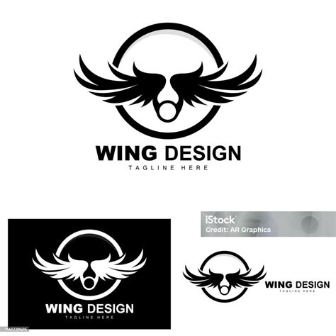 날개 로고 피닉스 로고 새 날개 벡터 템플릿 그림 날개 브랜드 디자인 개념에 대한 스톡 벡터 아트 및 기타 이미지 개념