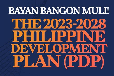 Pia Bangon Bayan Muli The 2023 2028 Philippine Development Plan Pdp