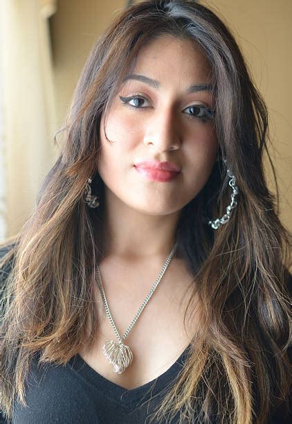 30 Beautiful Latina Mixed Young Woman Fashion Model Daylight Cafe