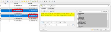 Missing Points When I Import From Csv To Qgis Geographic Information