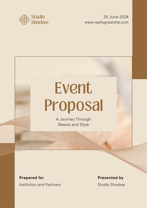 Entertainment Proposal Template