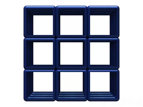 Wireframe Shape Rubik Cube 3d Printing Model Threeding