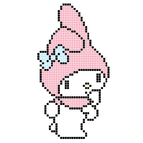 My Melody Pixel Art