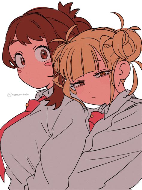 Uraraka Ochako And Toga Himiko Boku No Hero Academia Drawn By Mommorua Danbooru