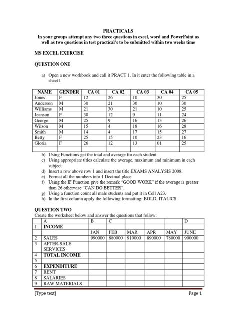 Introduction To Computer Practicals Pdf Payroll Taxes