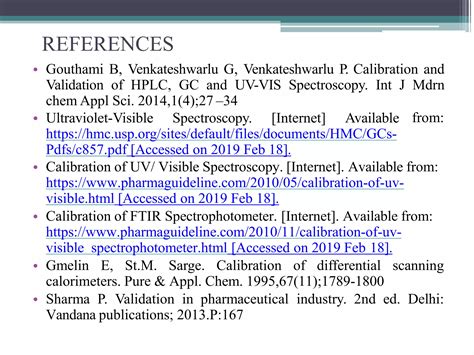 Qualification Of Uv Visible Spectrophotometer Pptx
