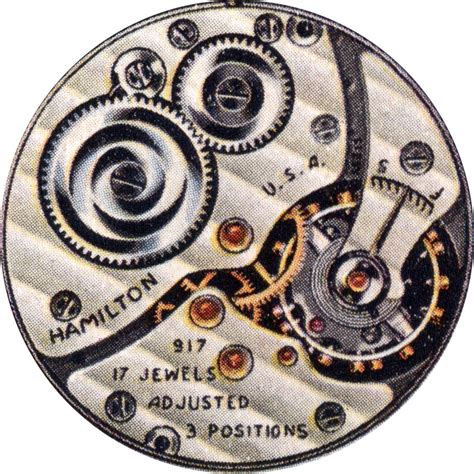 Hamilton Pocket Watch Serial Number X28807 Grade 917