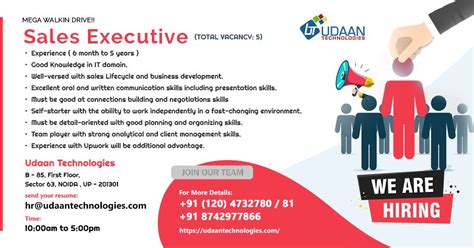 Udaan Technologies Pvtltd On Linkedin Udaantech Hiring Salesexecutive Salesdevelopment