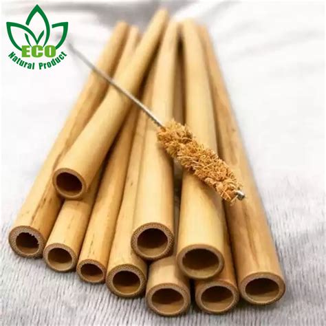 Eco Friendly Drinking Straw Totally Natural Reusable Bamboo Straw