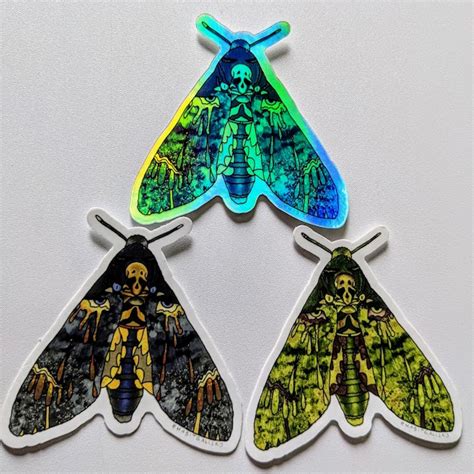 Crying Moth Sticker Habit Gallery