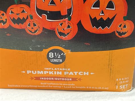 Hyde And Eek Inflatable Pumpkin Patch 85ft Maxsold