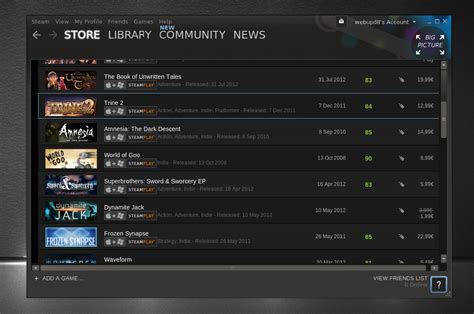 Steam For Linux Download The First Ubuntu Like Skin ~ Web Upd8 Ubuntu