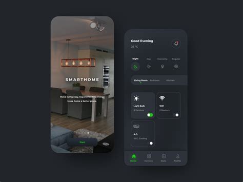 Ui Design Smart Home App Ui Design Smart Home Design