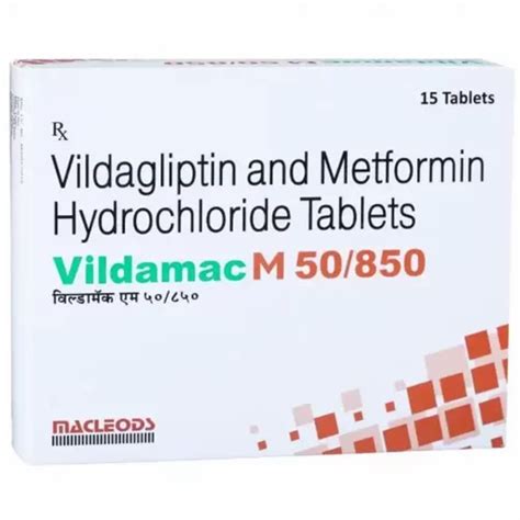 Vildamac M And Metformin Hydrochloride Tablets At Rs 205 Box Nagpur