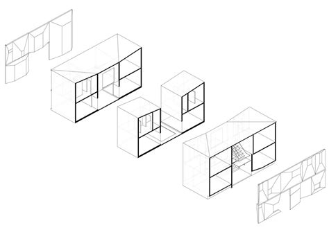 Courtyard House By T38 Studio Based On A Nine Square Grid