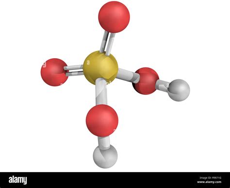 Chemical Structure Of Sulfuric Acid H2so4 Oil Of Vitriol 56 Off