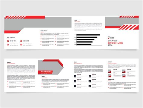 Creative Fourfold Brochure Design Business Brochure Template Corporate Brochure Design Modern